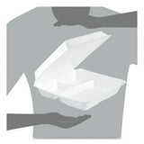 Dart Foam Insulated 3-Compartment Containers - DCC95HT3R, 9.5 x 3 ...