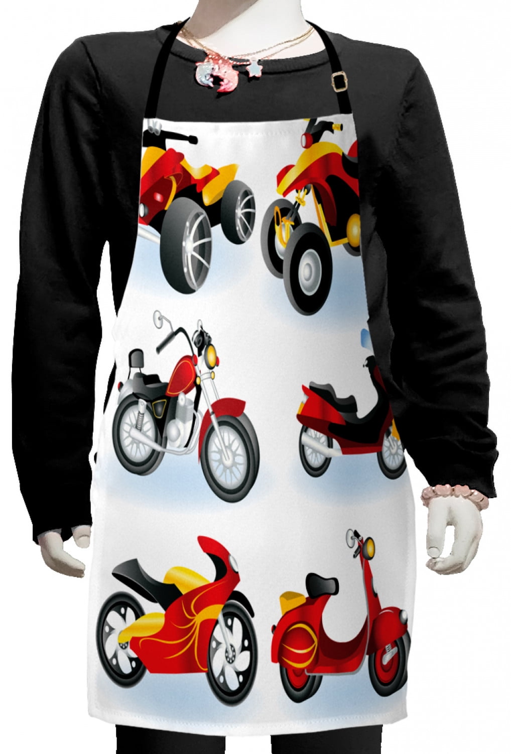 Motorcycle Kids Apron, Motorcycles Sportsman Competition Amusement ...