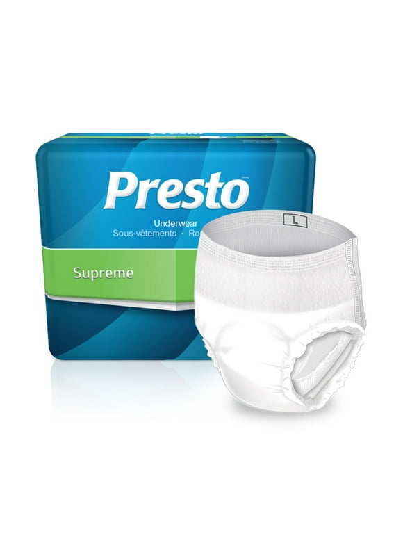 Presto Adult Diapers in Incontinence - Walmart.com