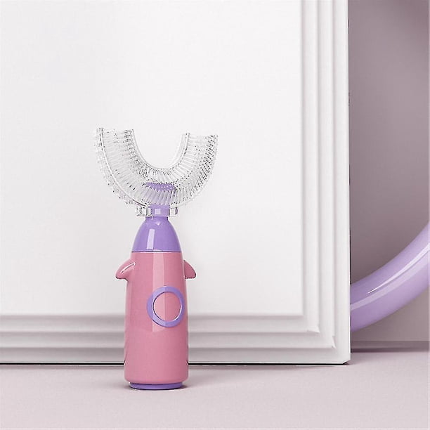 Kids U-shaped Toothbrush Silicone Teeth Brush 360 Degree Thorough ...