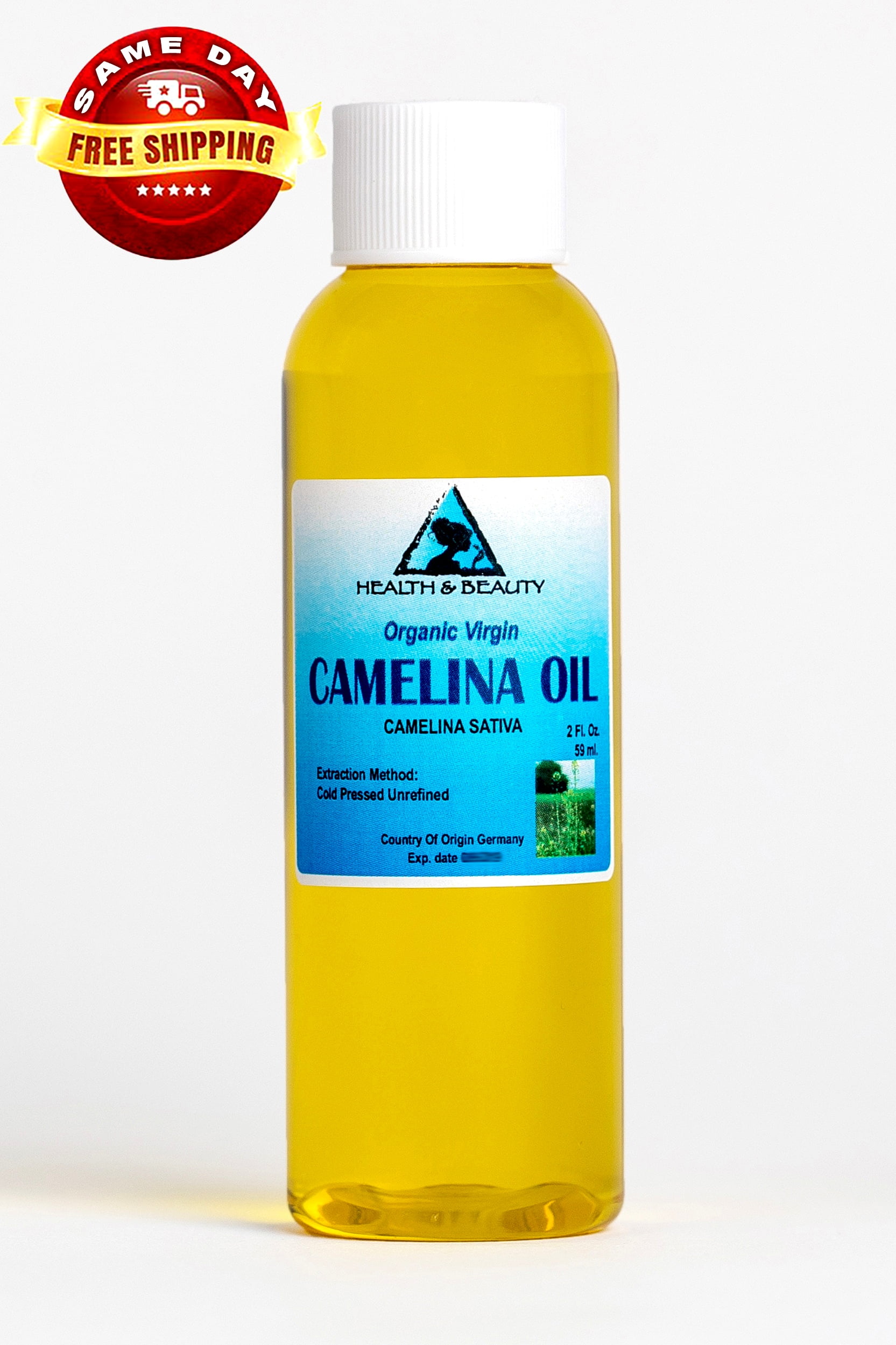 Camelina Oil Unrefined Organic Virgin Cold Pressed Raw Premium Fresh ...
