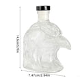 Bird Head Bourbon Bottle Decanter 350ml High Borosilicate Glass Liquor ...