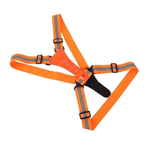 LED Reflective Vest Running Gear, Reflective Vest Band 3 Lighting Mode ...