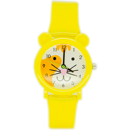 Waterproof Watch Kids Cartoon Quartz Silicone Animal Cartoon Kids Watch ...