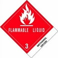 Tape Logic® Preprinted Shipping Labels, DL517P1, Methanol, Square, 4" x ...