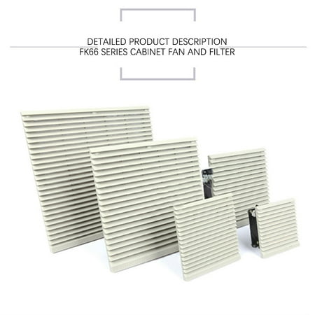 Electric Cabinet Fan Filter Warehouse Mounted Ventilation Shutter ...