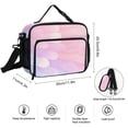 11.8×9.6in Large Capacity Rectangular Lunch Bag Durable Storage ...