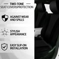 count Seat Cover Full Set Accessories for Front Rear Seat Fluffy Cover ...