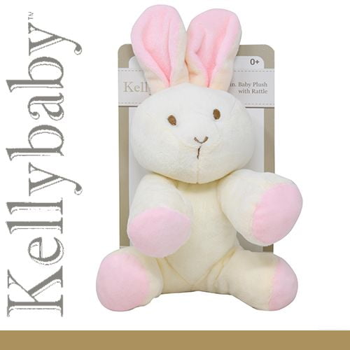 Crinkle Ears & Rattle 7" Baby Bunny On card. - Walmart.com