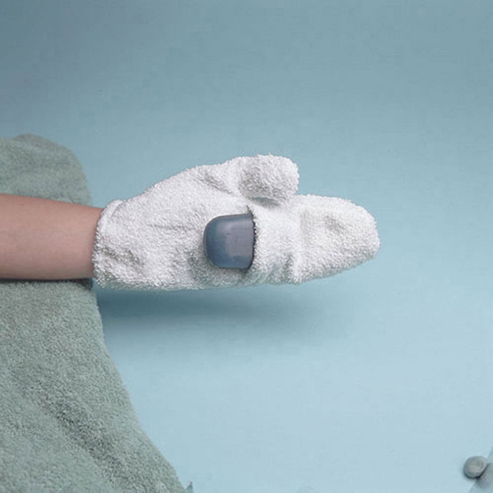 Ableware 741320003 Maddawash Terry Soap Mitt-Large - Walmart.com