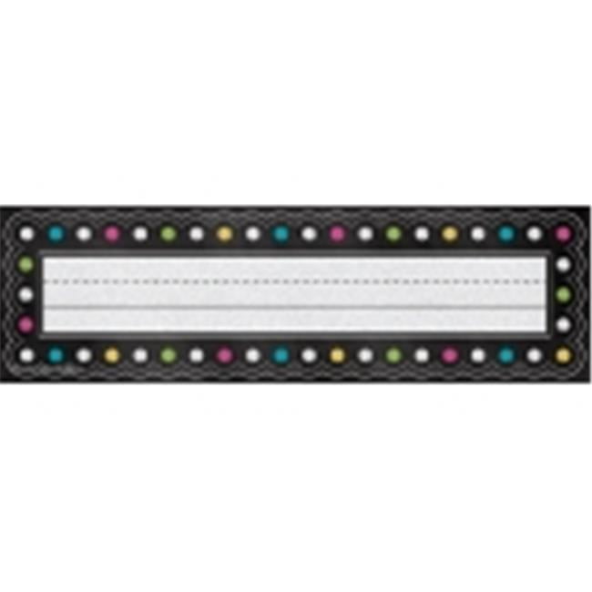 Teacher Created Resources TCR5624 Chalkboard Brights Flat Name Plates ...