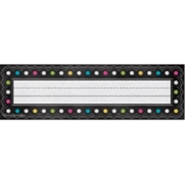 Teacher Created Resources TCR5624 Chalkboard Brights Flat Name Plates ...