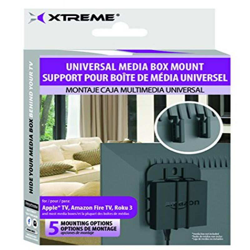 Xtreme Cables Universal Media Box Mount - Black - Walmart.com