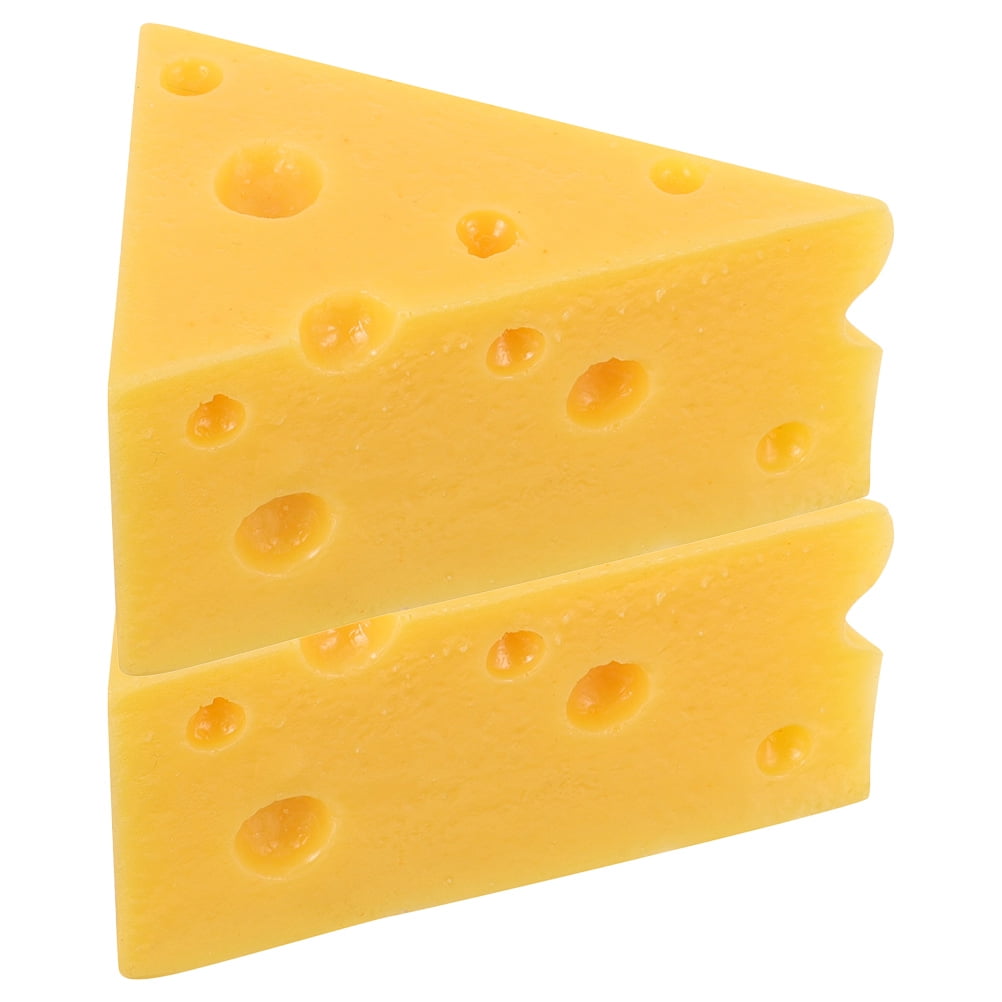 Modelos de queso triangulares simulados, 2 uds., comida falsa ...