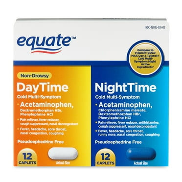 Equate Effervescent Cold Relief, 48 Tablets - Walmart.com