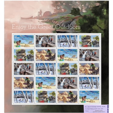 Backyard Games USPS Forever Postage Stamp 1 Sheet of 16 US First Class ...
