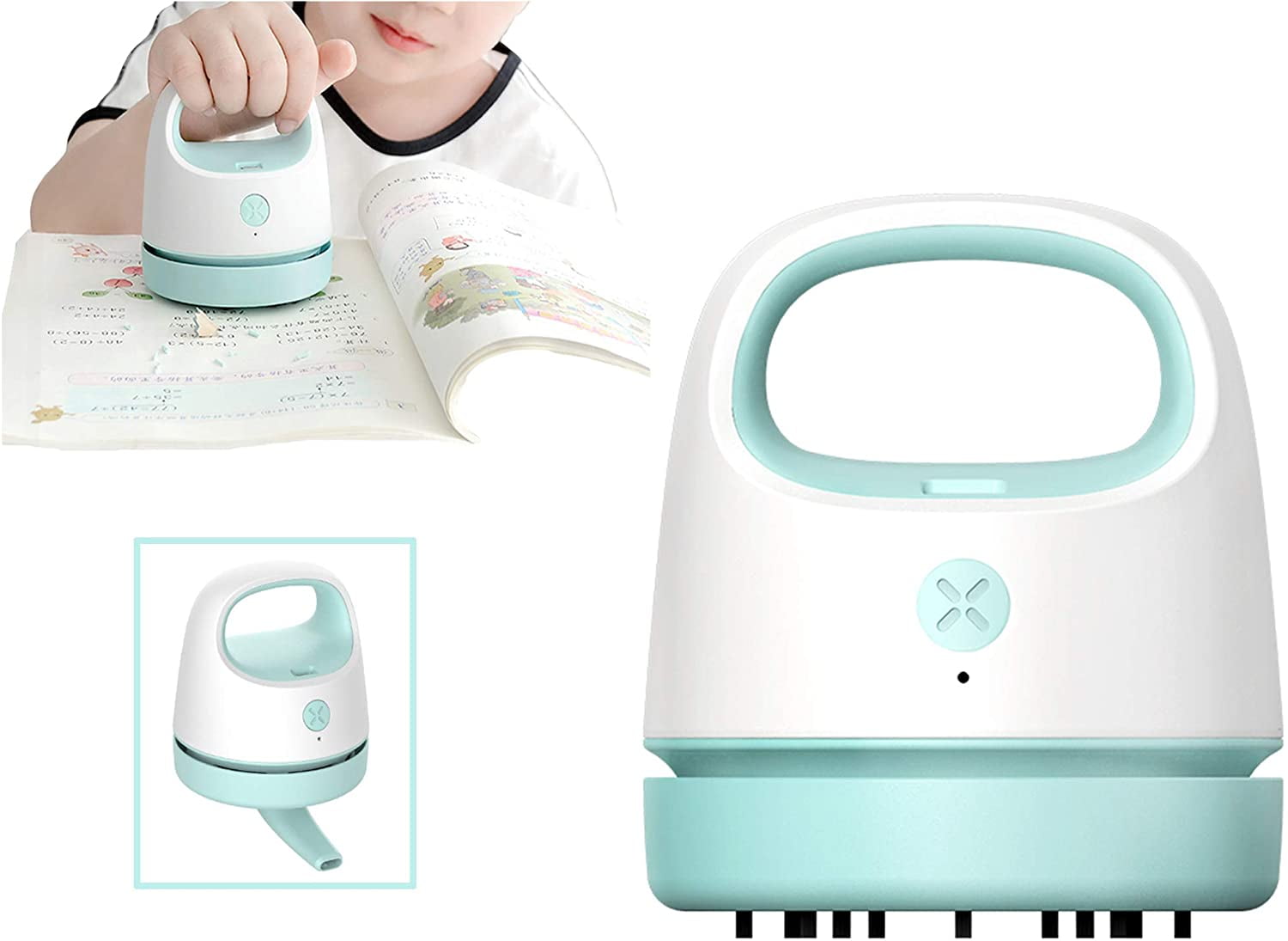 Mini Tabletop Vacuum Cleaner, Portable Dust Cleaner, With Cleaning ...