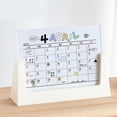 2025 Desktop Calendar with 12 Sheets Monthly Cardstock for Monthly ...