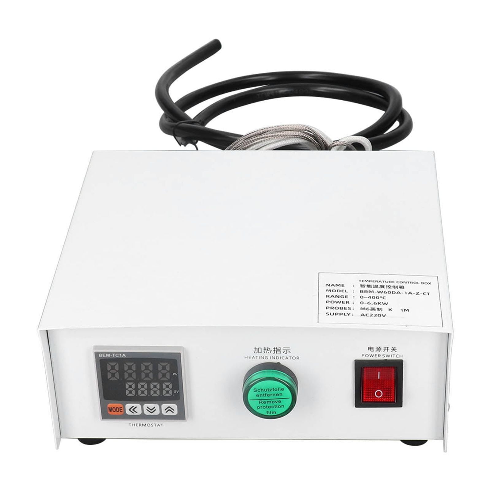 PID Temperature Control Box Intelligent Temp Controller Thermocouple ...