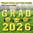 GameXcel Graduation Yard Signs Class of 2026, 11Pcs Congrats Grad Lawn ...