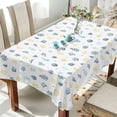 60x108in Square Printed Tablecloth Easy-Care Decorative Table Cloth for ...