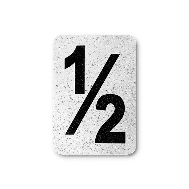 6-Inch Highly Reflective Peel & Stick Aluminum Number Decals for ...