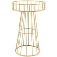 Metal Round Table Small Gold - Walmart.com