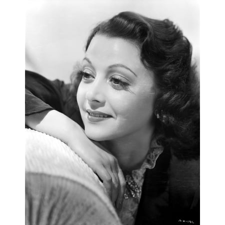 Ann Hunter Leaning Chin on Hand and smiling Photo Print (24 x 30 ...