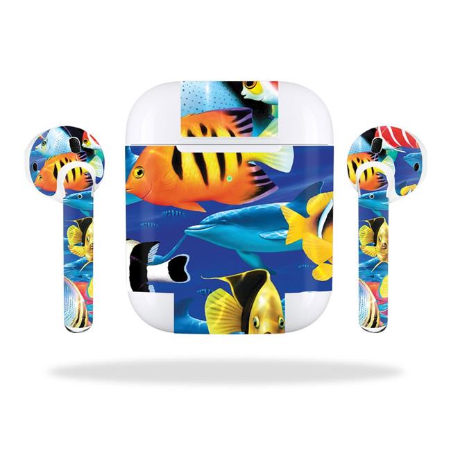 MightySkins APAIPO19-Tropical Fish Skin for Apple Airpods 2 2019 ...