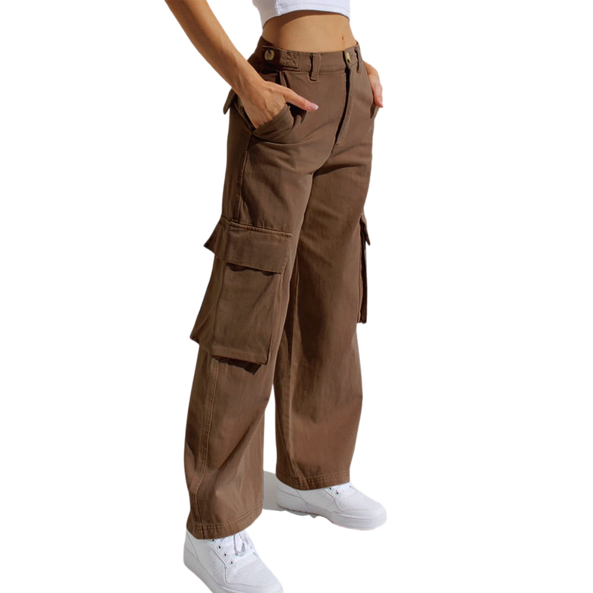 Click here for Sexy Dance Women Cargo Pants Wide Leg Military Tro... prices