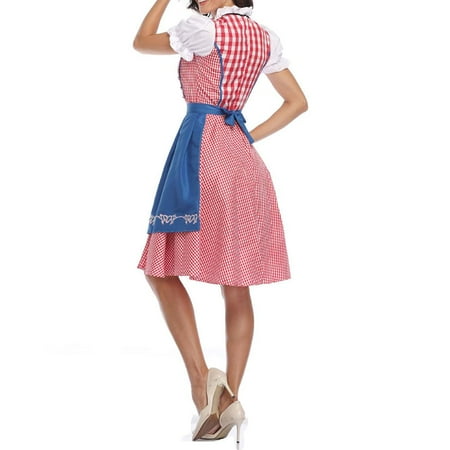 Oktoberfest Dirndl Dress National Style Beer Festival Wench Costume ...