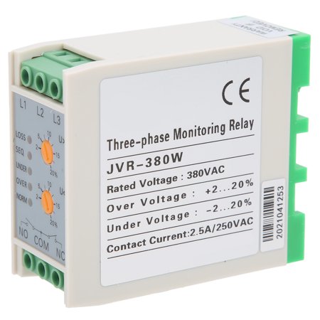 ANGGREK Voltage Protector,Over Under Voltage Protector JVR‑380W Phase ...