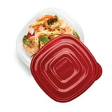 Rubbermaid TakeAlongs Food Storage Containers, 10 Piece Set, Red ...