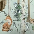 Rustic Forest Shower Curtain - Lodge Cabin Woodsy RV Wildlife Animals ...