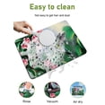 Bird Floral Doormat Non Slip Diatomaceous Earth Door Mat Absorbent ...