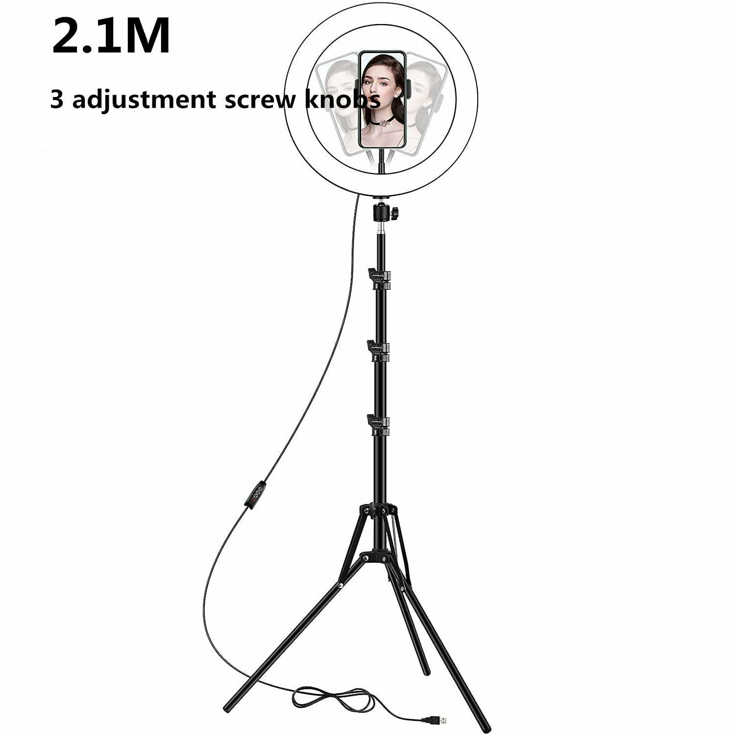 Click here for Sama Ring Light Selfie (26cm) With Tripod Stand 21... prices