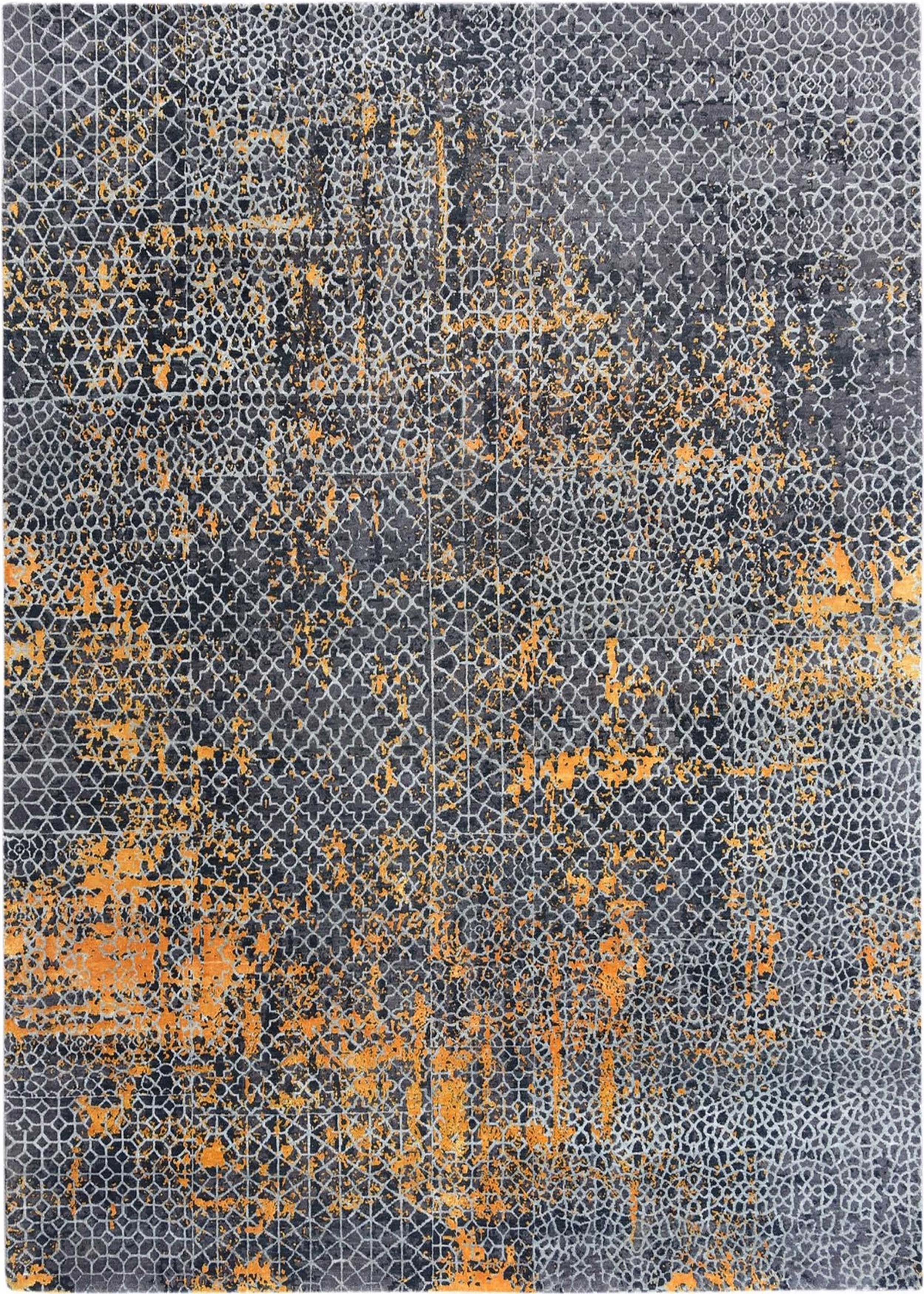 Ahgly Company Indoor Rectangle Mid-Century Modern Black Eel Black ...