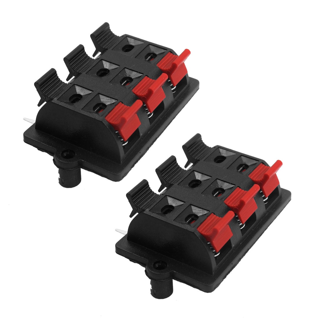 Unique Bargains 2 x Audio Push in Jack Speaker Terminals 6 Position ...