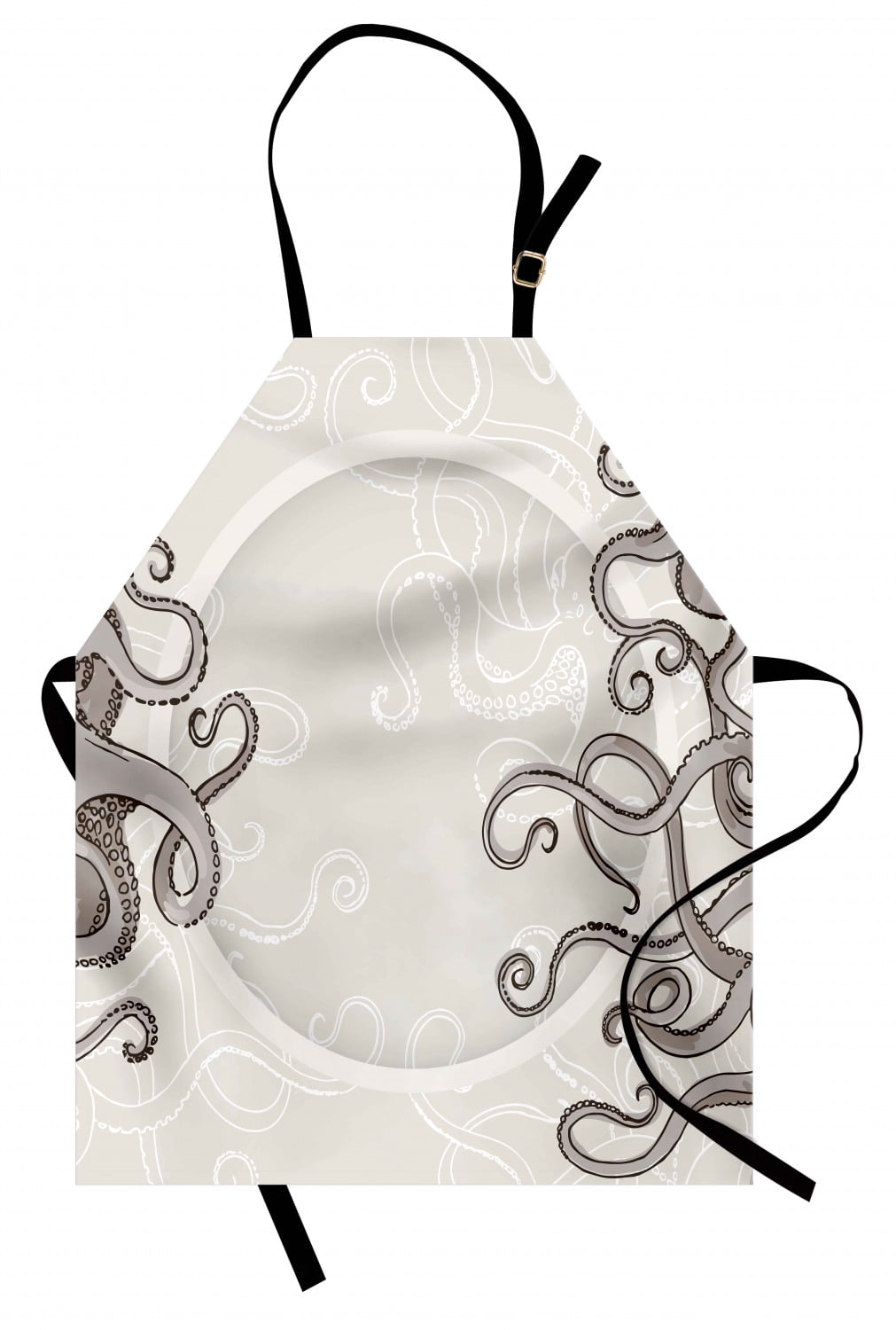 Kraken Apron Fish Octopus Tentacles with a Circular Shape Surreal ...