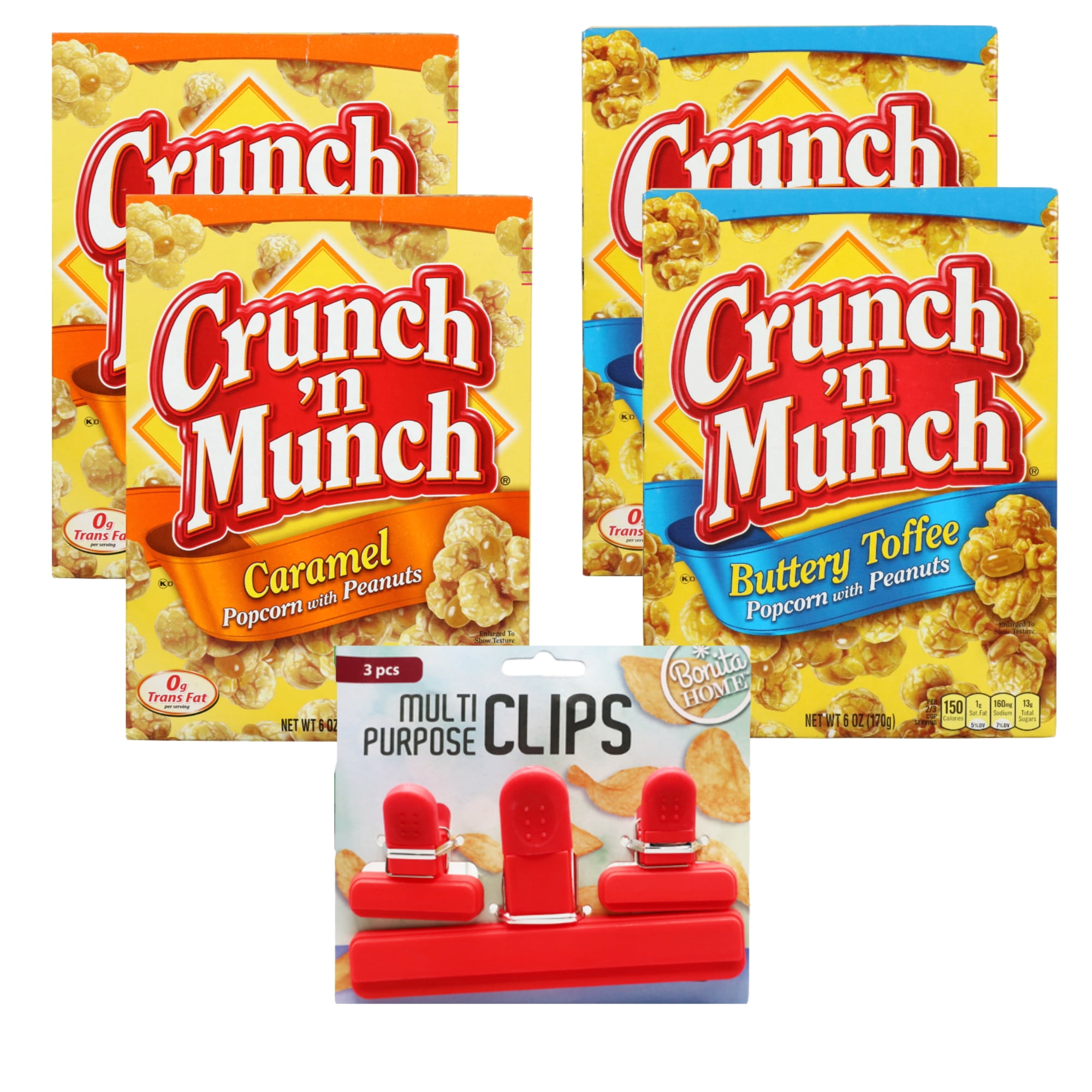 Crunch 'n Munch Popcorn Include Caramel and Buttery Toffee Flavor with ...