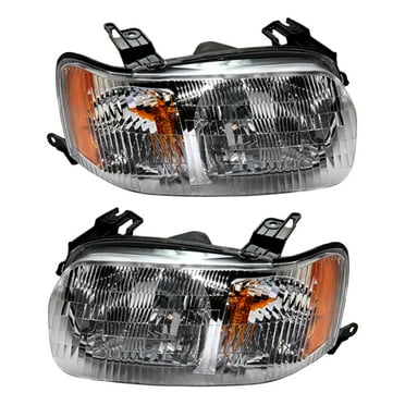 New Pair Of Halogen Headlights Compatible With Ford E-450 Super Duty ...