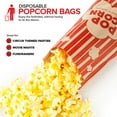 2 oz Bulk Pack of 100 Large Retro-Styled Grease-Resistant Paper Popcorn ...