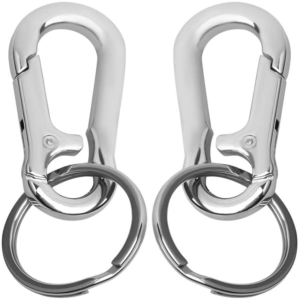 Casewin 2PCS Metal Carabiner Keychain Key Clip Key ring Key Chain Ring ...
