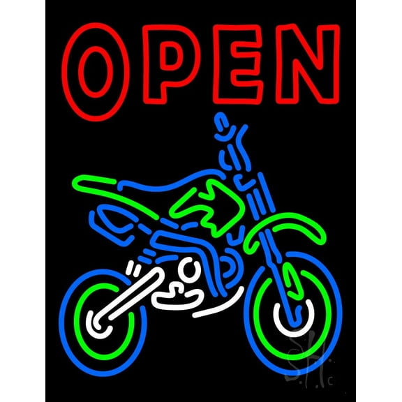 White Double Stroke Auto Repair LED Neon Sign 13 x 24 - inches, Clear Edge Cut Acrylic Backing ...