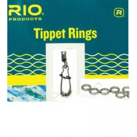RIO Fly Fishing Trout Tippet Ring Single Pack, Size Small Tackle, Steel ...