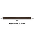 GroundSmart Roman Brick Landscape Edging, 4' Brown Rubber Garden Edging ...