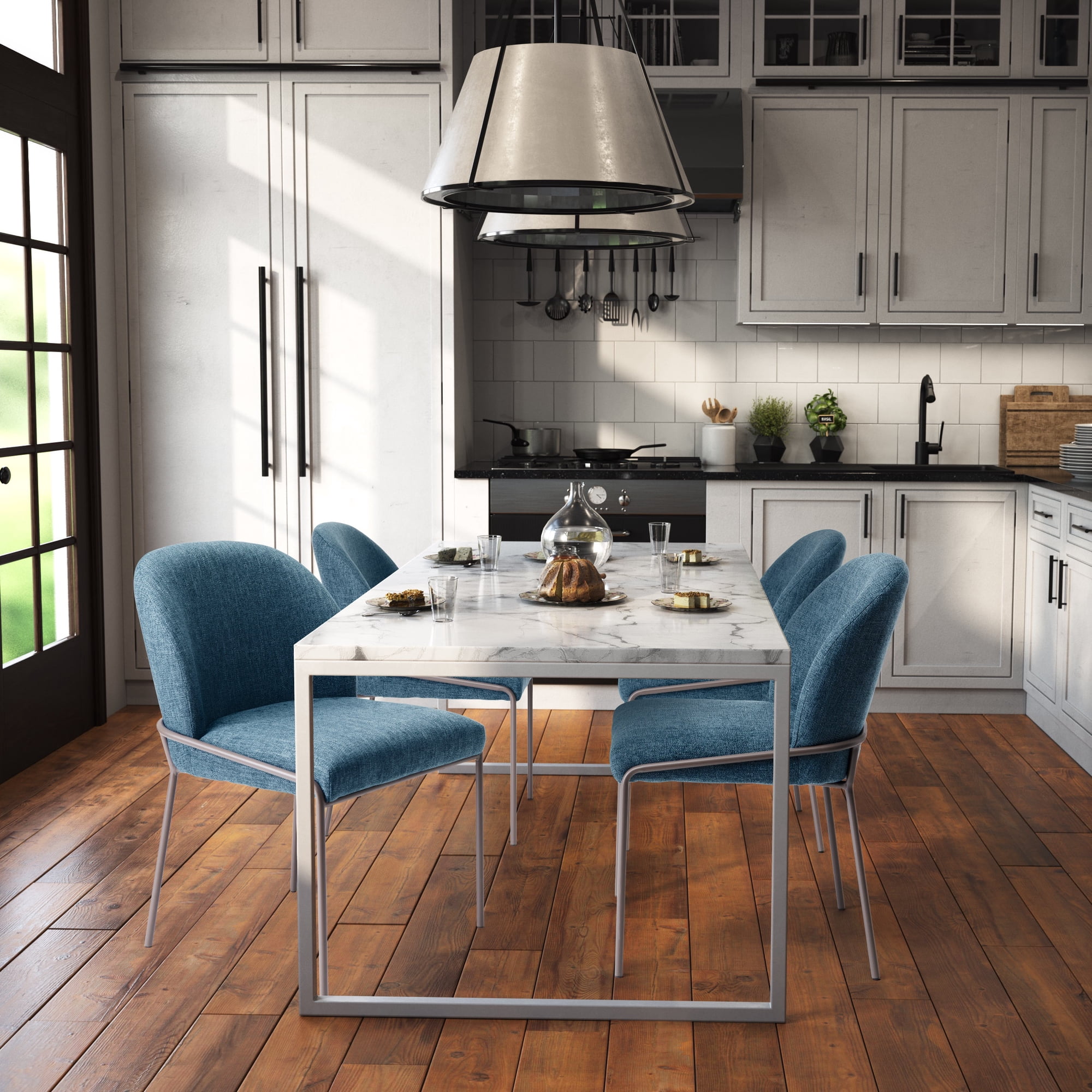 Click here for Corliving Blakeley High Back Upholstered Indoor Di... prices