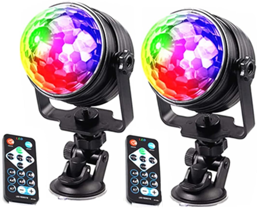 LINLIN Party Lights USB Portable RGB Disco Ball Light Dj Lighting ...