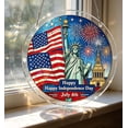 Darzheoy Independence Day Acrylic Suncatcher, Stained Glass Style ...