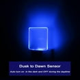 LIDUI-2 Pack 0.5W Plug in LED Night Light with Dusk to Dawn Sensor Blue ...